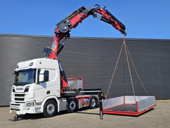 Scania R590 8x2*6 HMF 9520 + JiB + WINCH / TRACTOR / - Versteijnen Trucks